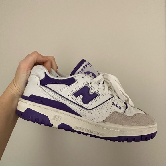 Shoes | New Balance 55s Whitepurple | Poshmark